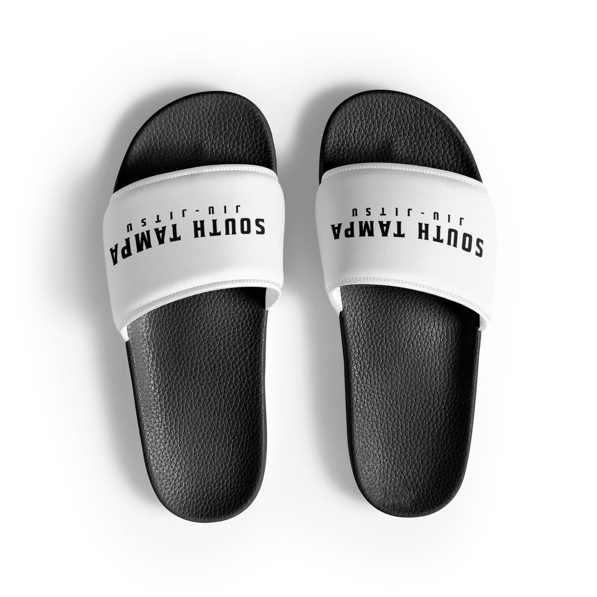 South Tampa Jiu Jitsu Men’s slides (White) – Epic Roll BJJ